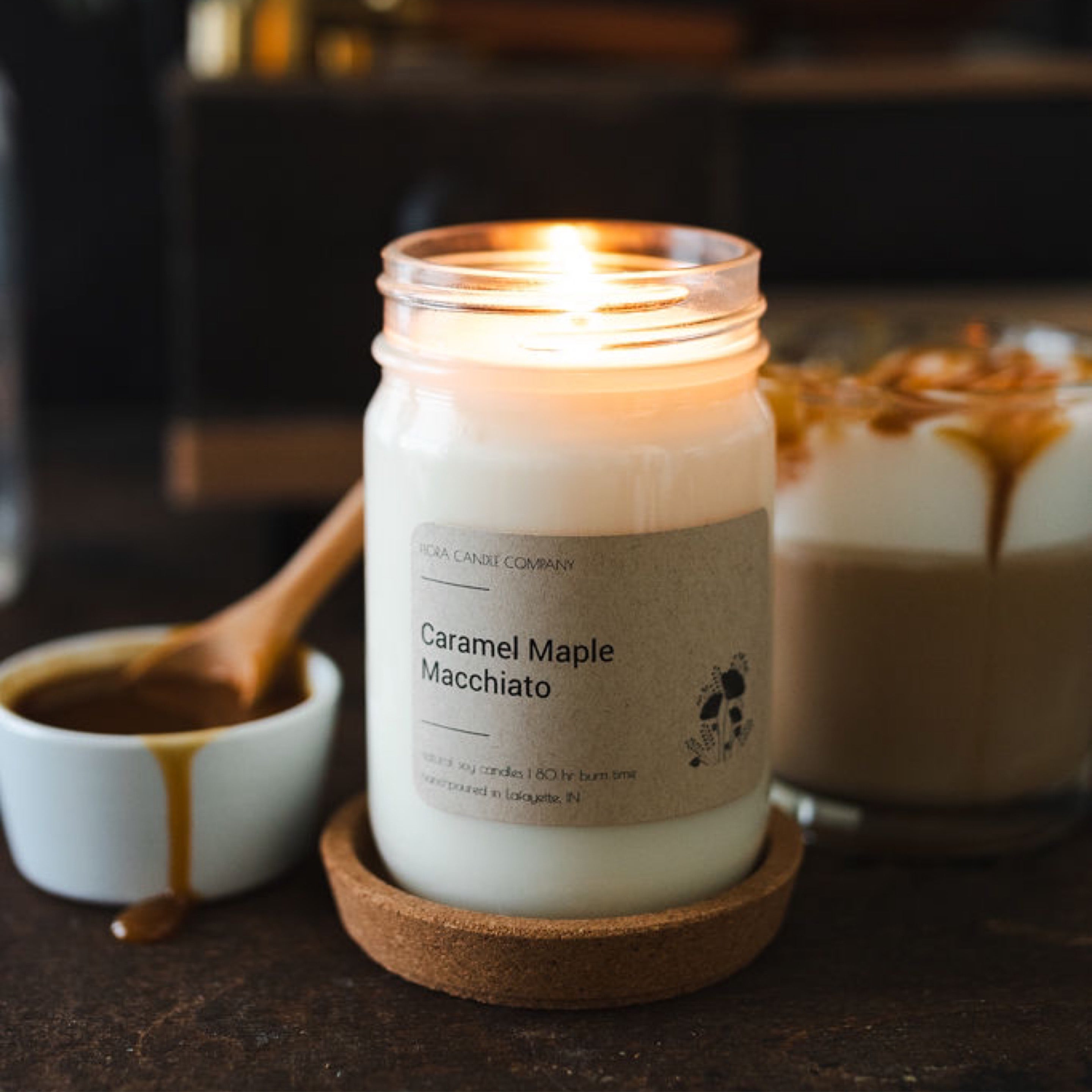 Caramel Maple Macchiato Candle | Flora Candle Company