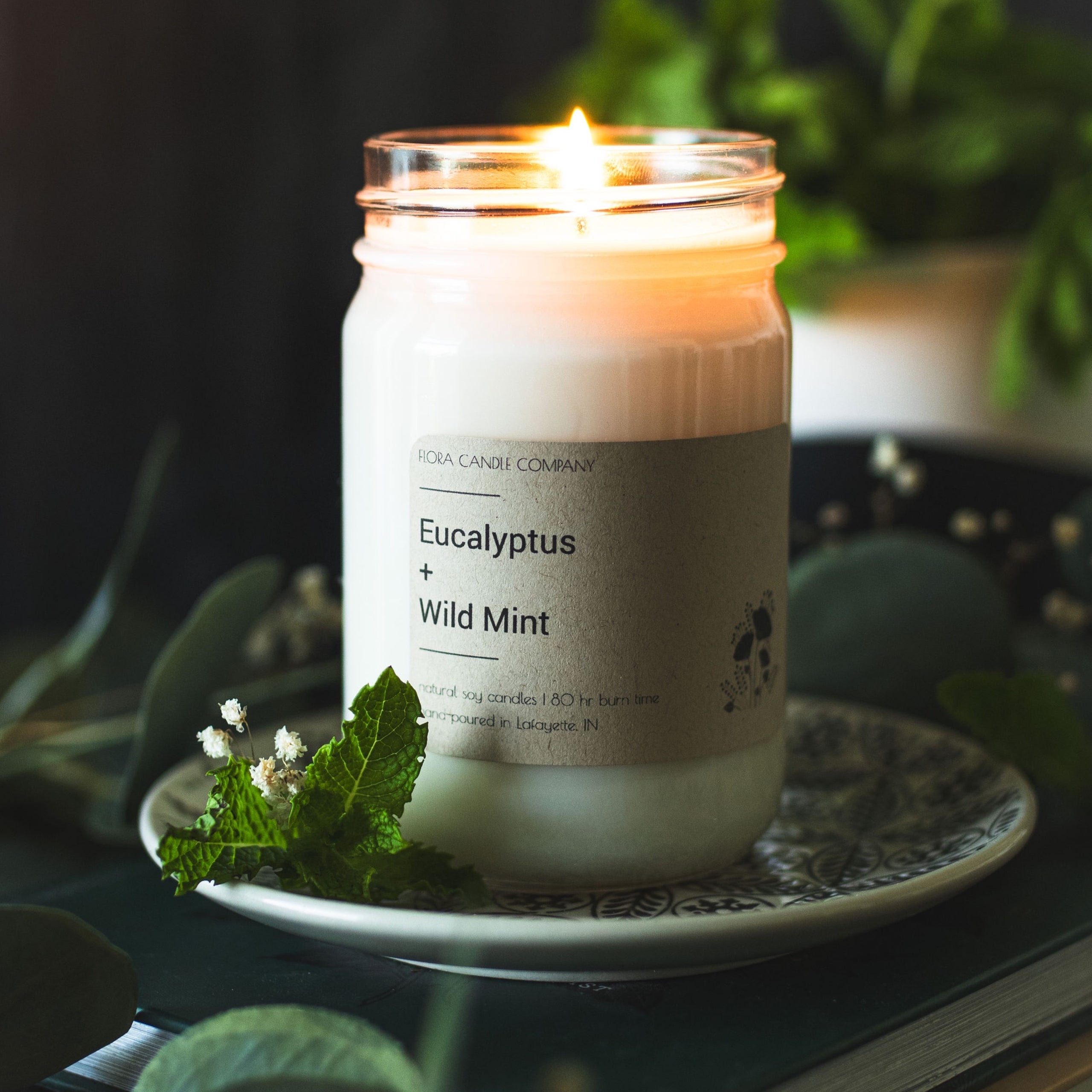 Eucalyptus + Wild Mint Candle | Flora Candle Company